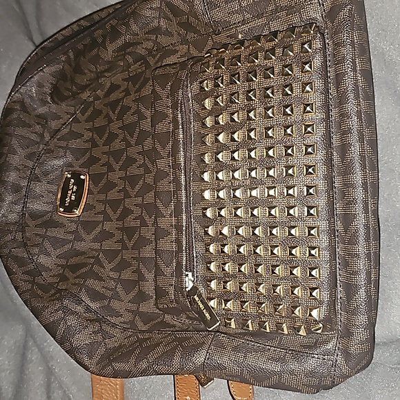 Michael Kors | Bags | Mk Leather Backpack Full Size | Poshmark
